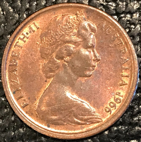 HIGH GRADE AU/UNC 1966 AUSTRALIA 1 ONE CENT COIN-MAY303 | eBay