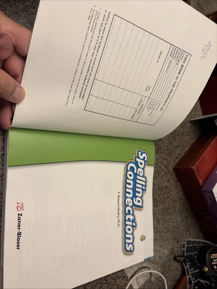 Spelling Connections 4 - Paperback, by PhD J. Richard Gentry | eBay