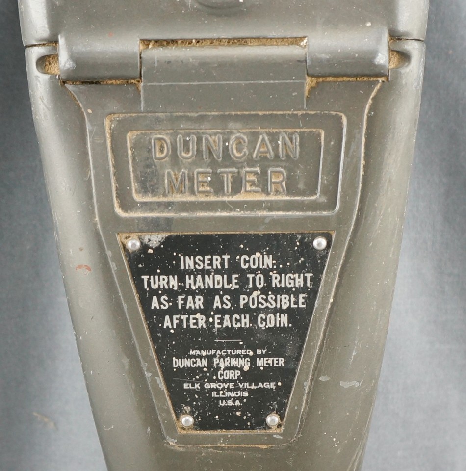 Duncan Parking Meter 1/5/10 Cent 2 Hour Limit Model 60? No Keys Working ...