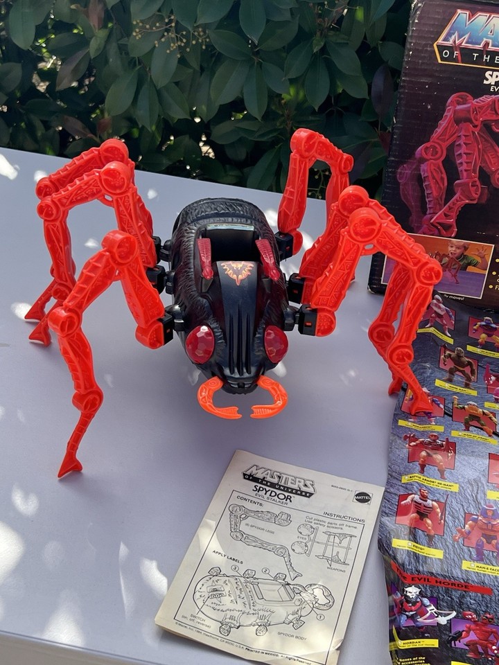 Vintage 1984 Masters Of The Universe MOTU HE-MAN SPYDOR Vehicle ...