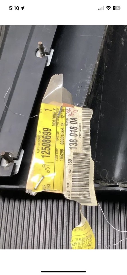 NOS 1991-1992 Pontiac Firebird Trans Am GM Left Rear Quarter Panel ...