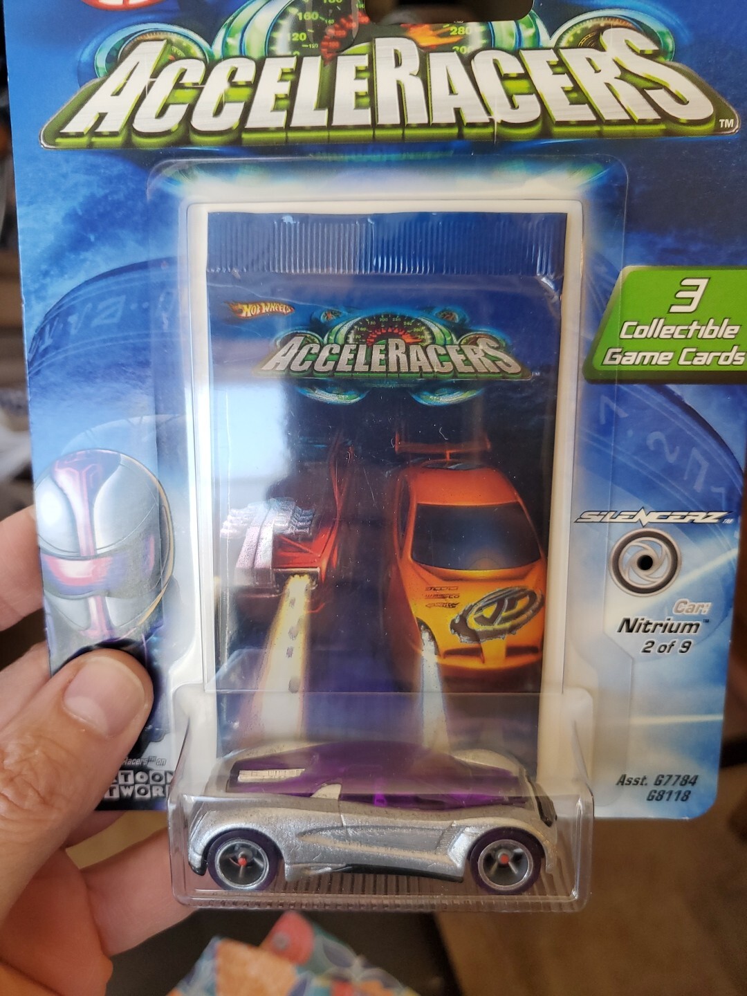 Hot Wheels Acceleracers SUPER RARE CM5 Variations NITRIUM 2 of 9 GREY ...
