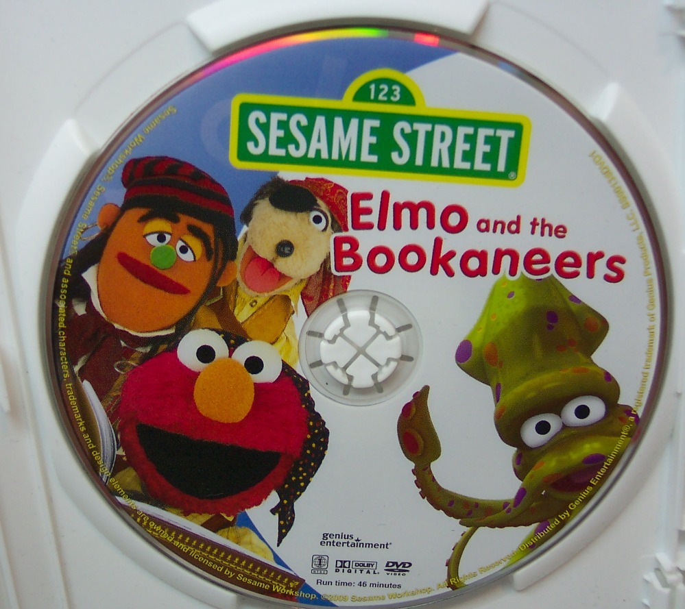 SESAME STREET Elmo and the Bookaneers DVD 891264001359| eBay