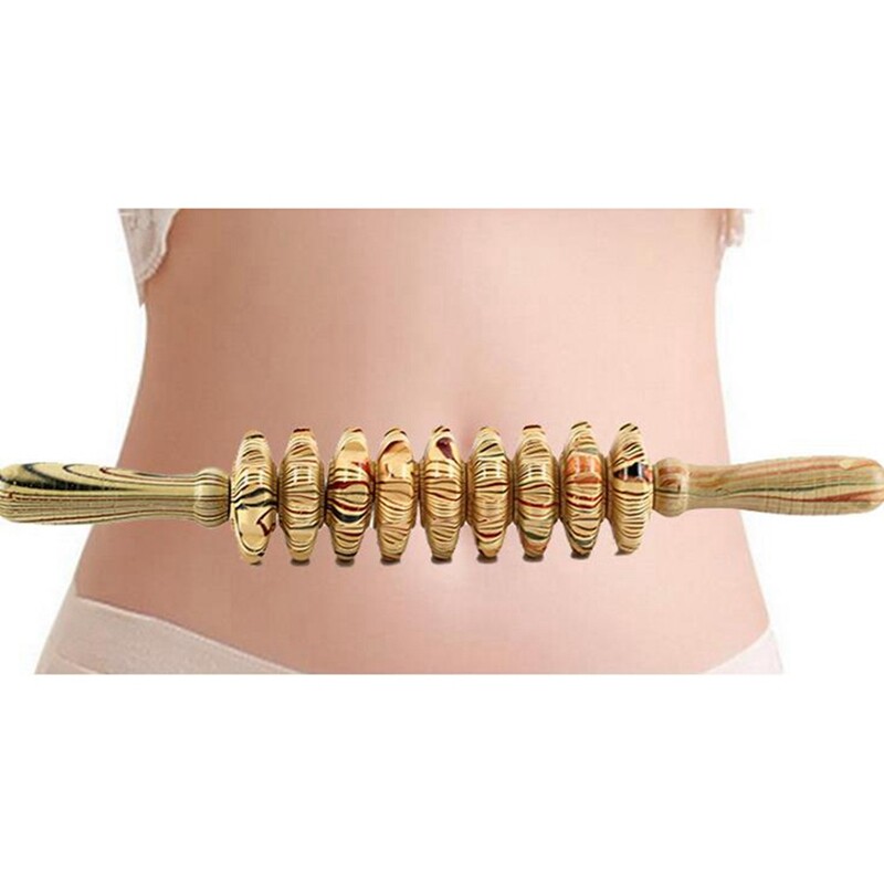 Fitness Roller Stick Muscle Relax Body Cellulite Acupuncture Massager ...