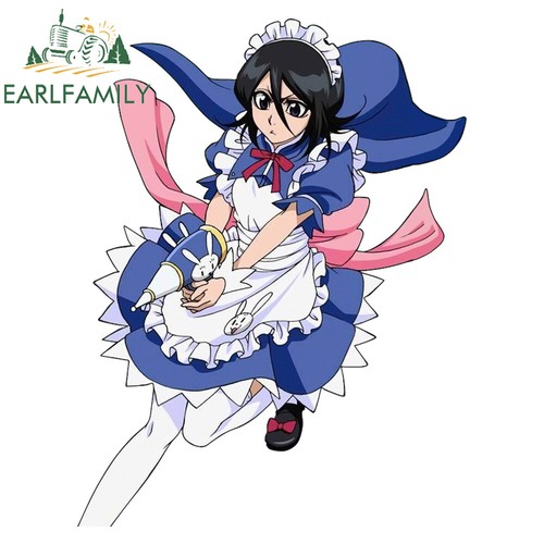 EARLFAMILY 5.1" Cute Rukia Kuchiki Maid Anime Car Stickers Vinyl Trunk ...