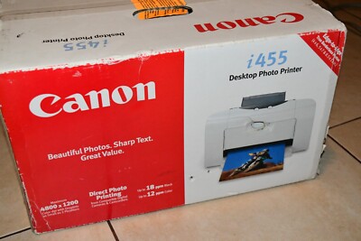 Canon i455 Desktop Digital Photo Color Printer New In Box 516a1 ...