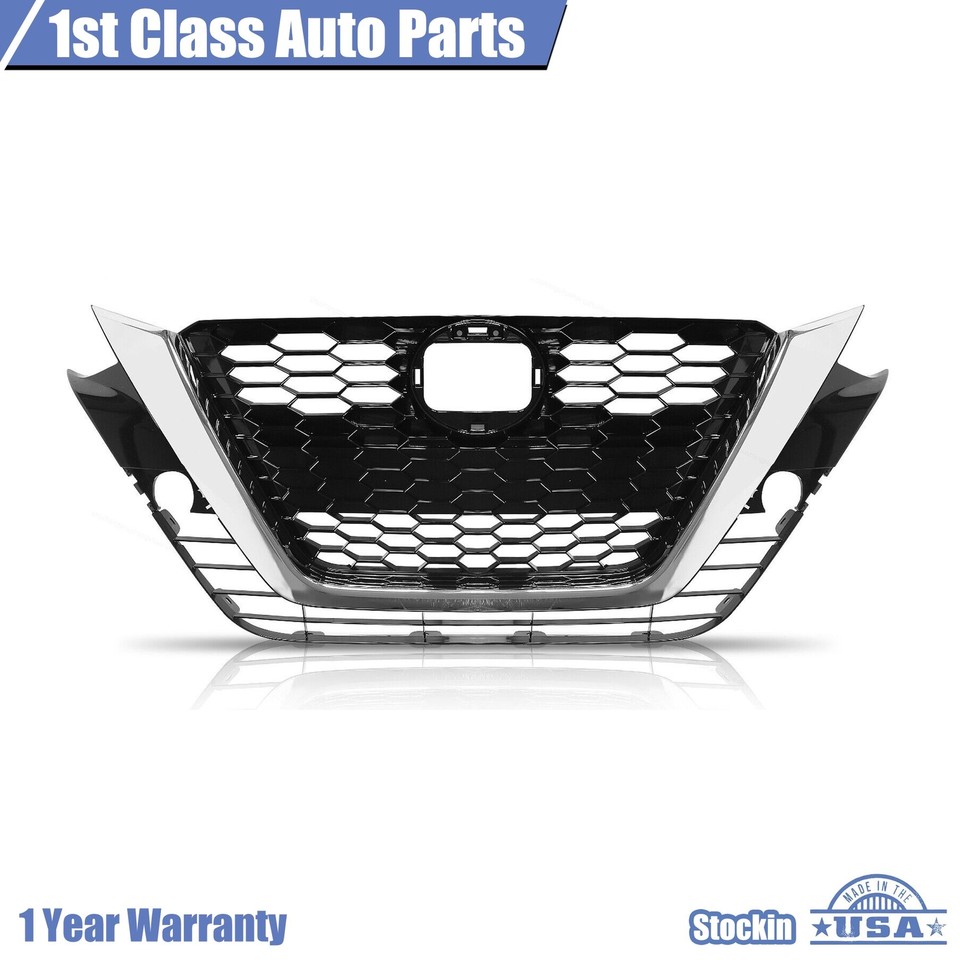 Front Chrome Bumper Grille For 2019-2021 Nissan Altima NI1200292 62310 ...