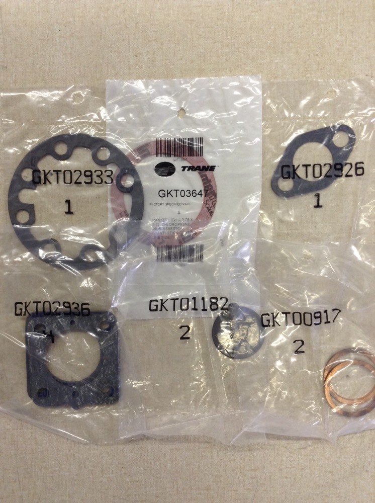 TRANE KIT02330 KIT GASKET & O-RING 3 & 4 CYL MODEL M NON-ASBESTOS for ...