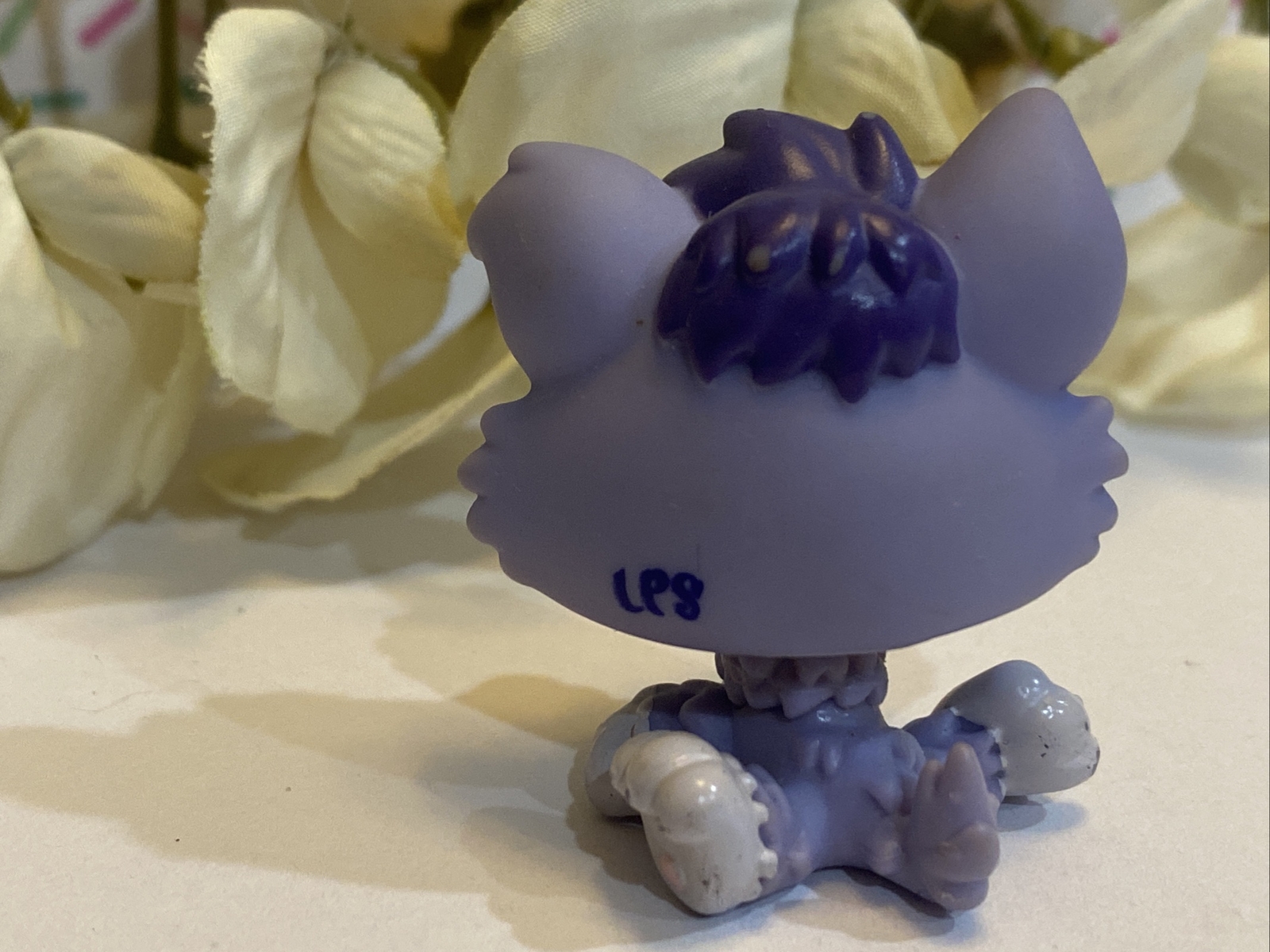 Authentic Littlest Pet Shop Lps 1810 Purple Lavender Baby Husky Puppy ...