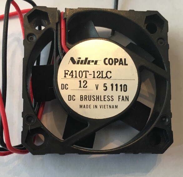 Nidec Copal F410T-12LC Brushless DC Axial Component Cooling Fan 40mm x40mm x10mm | eBay