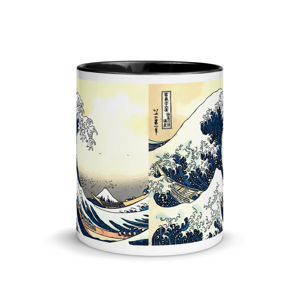 The Great Wave Off Kanagawa Coffee Mug , Martial Arts Gift Idea Cup ...