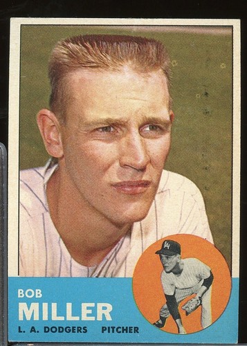 1963 Topps Baseball # 261 Bob Miller | eBay
