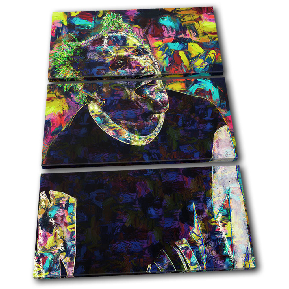 Prodigy Keith Flint Punk DJ Club TREBLE CANVAS WALL ART Picture Print ...