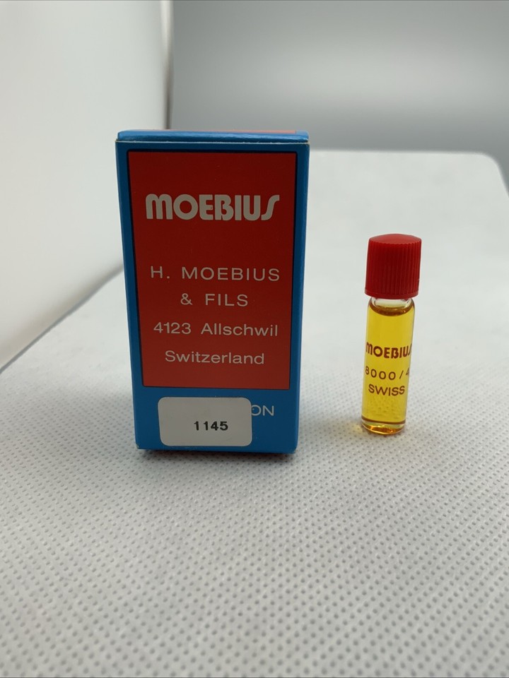 Genuine Natural oil lubricants Moebius 8000 for watchmakers 1ml. (one ...
