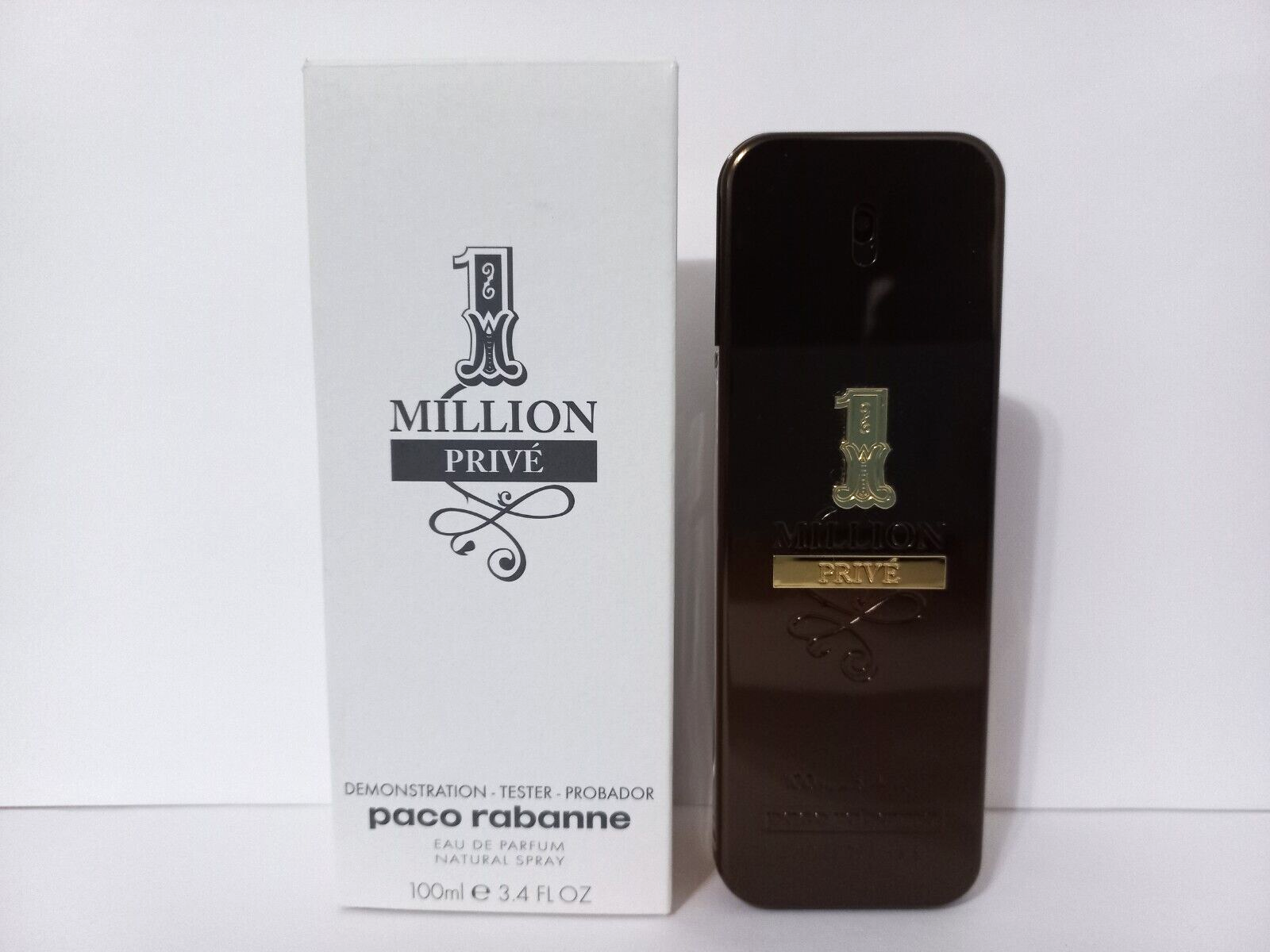 One Million Prive By Paco Rabanne Eau de Parfum Spray For Men 3.4 fl oz ...