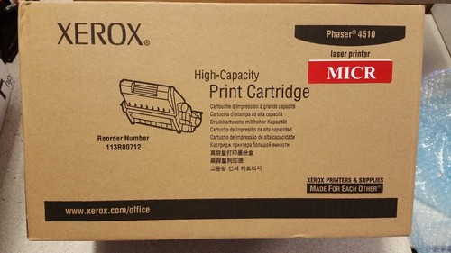 Genuine Xerox Micr Enabled Toner 113R00712 for Xerox 4510 Printer High ...