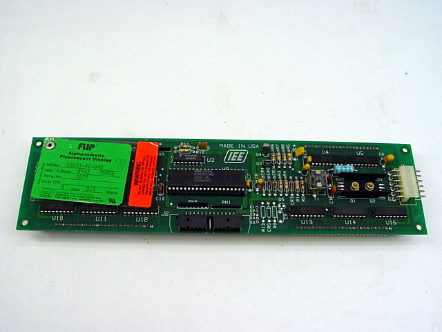 IEE Flip 03601-40-040 Alphanumeric Fluorescent Display Module for sale ...