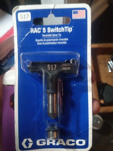 Graco RAC 5 Switch Tip 286-517 High Performance Reversible Spray NEW | eBay
