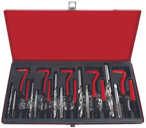 Pro-Kit THREAD REPAIR KIT - 131PC COIL INSERT WITH DRILLS, TAPS & COILS ...