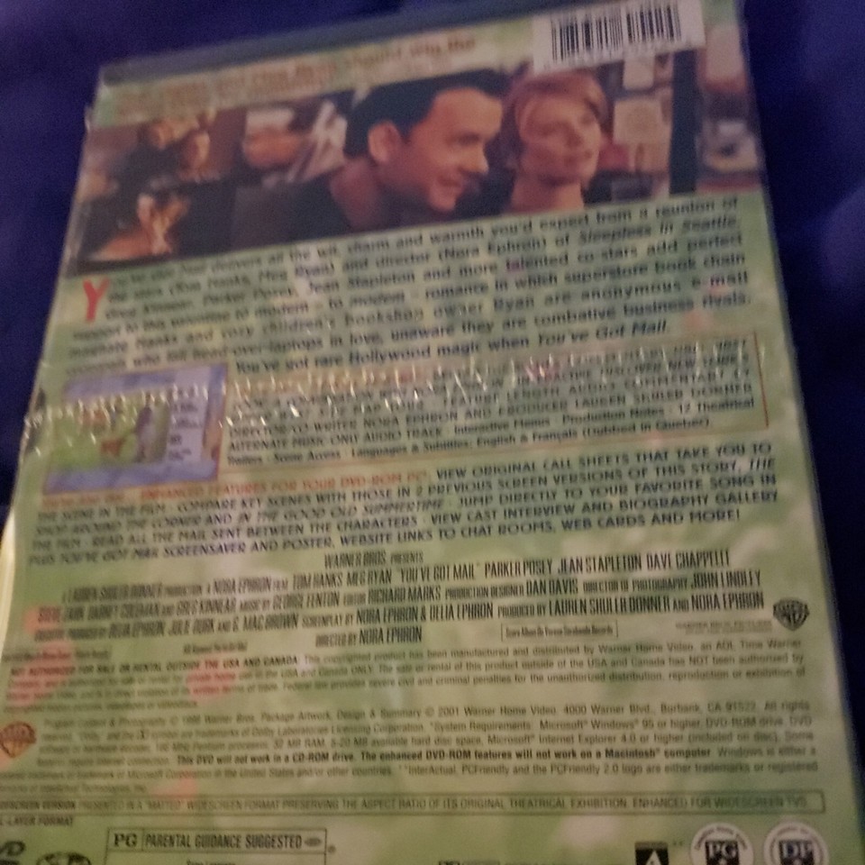 Youve Got Mail (DVD, 1999) 85391695424| eBay