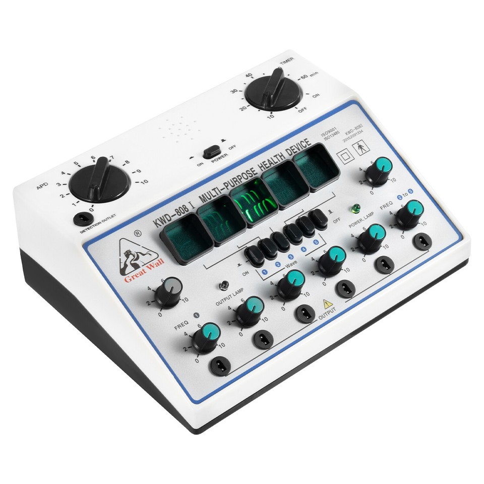 6 Channel KWD-808 Electro Acupuncture Stimulator Therapy Acupuncture ...