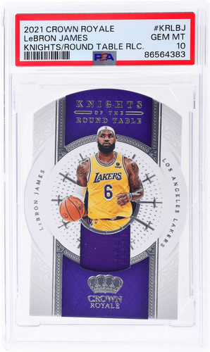 2021 Crown Royale LeBron James Knights of the Round Table Materials #23 ...