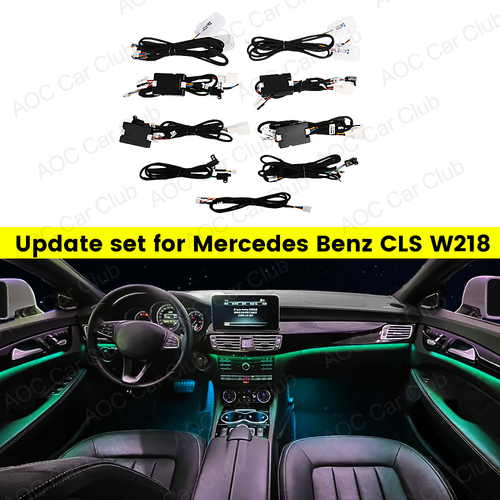 For Mercedes Benz W218 CLS-Class Ambient Light 12 Color Interior Parts ...