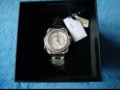 Breil Damenuhr Silber TW 1335 10 ATM mit Box und Etikett UVP USD 355,00 ...