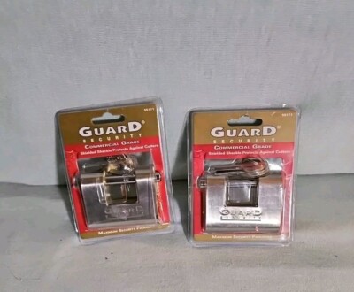 New Guard Security Commercial Grade Shielded Shackle Lock Brass ...