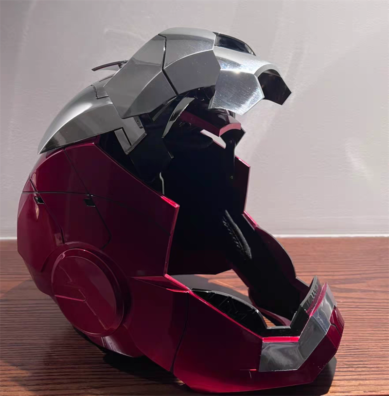 Us! Autoking Iron Man Mk5 1/1 Helmet Mask Wearable Voice-control ...