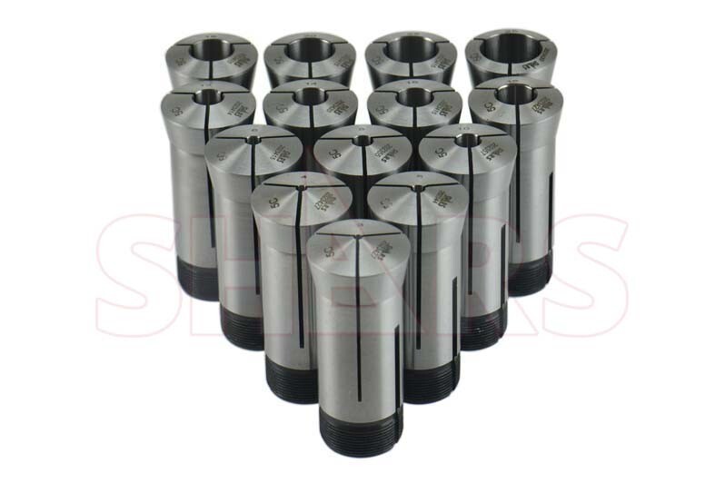 Shars 14PCS 3 - 25mm Precision 5C Metric Round Collet Set 0.0006" TIR M ...
