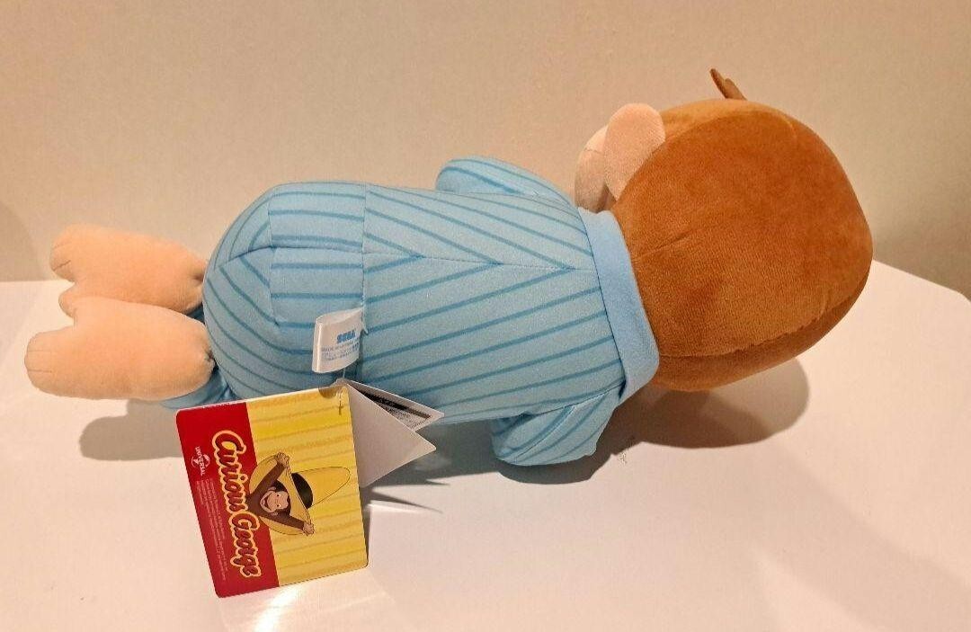 RARE Curious George L Plush doll Smile Sleeping ver. Exclusive to JAPAN ...