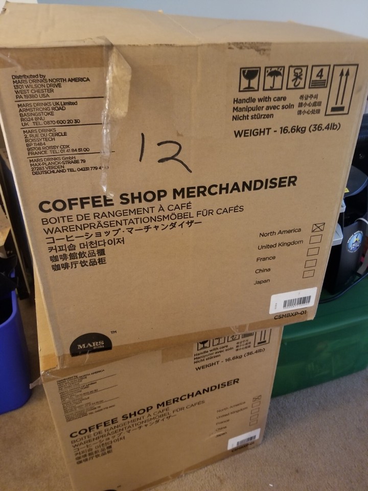 Mars Flavia Coffee Shop Merchandiser Organizer | eBay