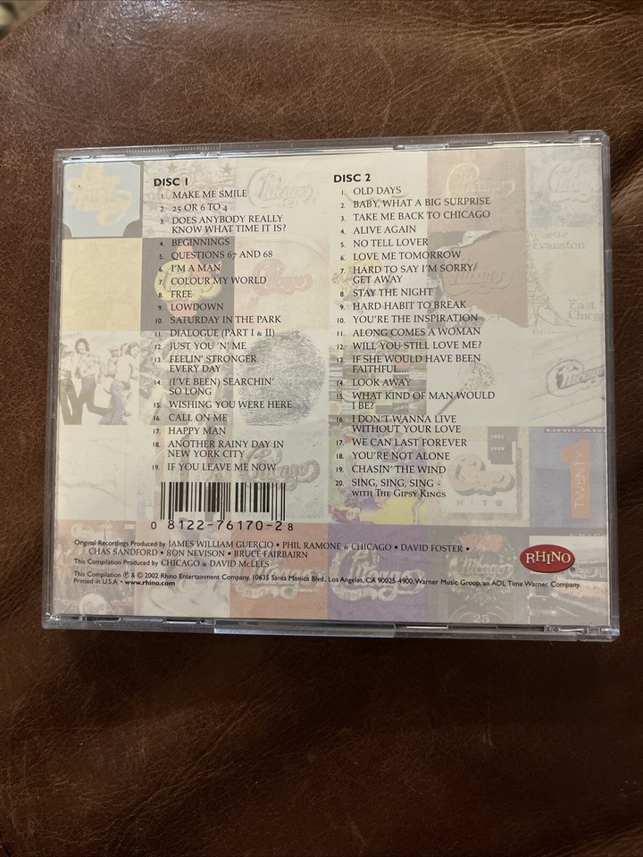 Very Best Of Chicago: Only The Beginning - 2 CD Comp - 39 Hits | eBay