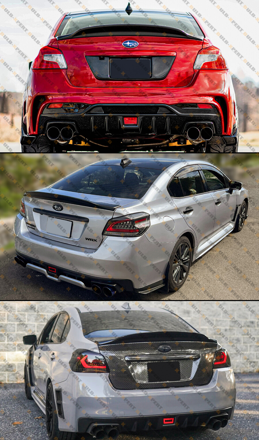 V3 GLOSS BLACK DUCKBILL HIGHKICK REAR TRUNK SPOILER FOR 2015-2021 ...