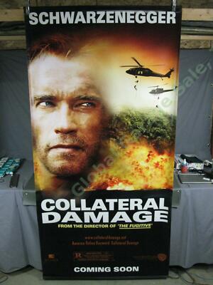 HUGE Collateral Damage Original Movie Theater Lobby Vinyl Banner ...