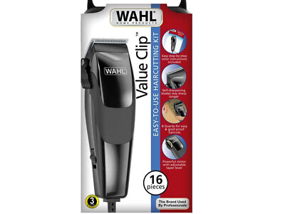 NEW Wahl 16 Piece Hair Cut Clipper HairCutting Men Boys Trimmer Kit ...