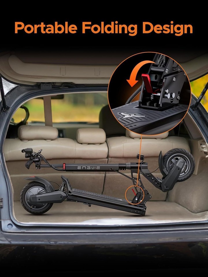 ENGWE Y400 750W Electric Scooter Up to 25Mph 499WH Folding Commuter E ...