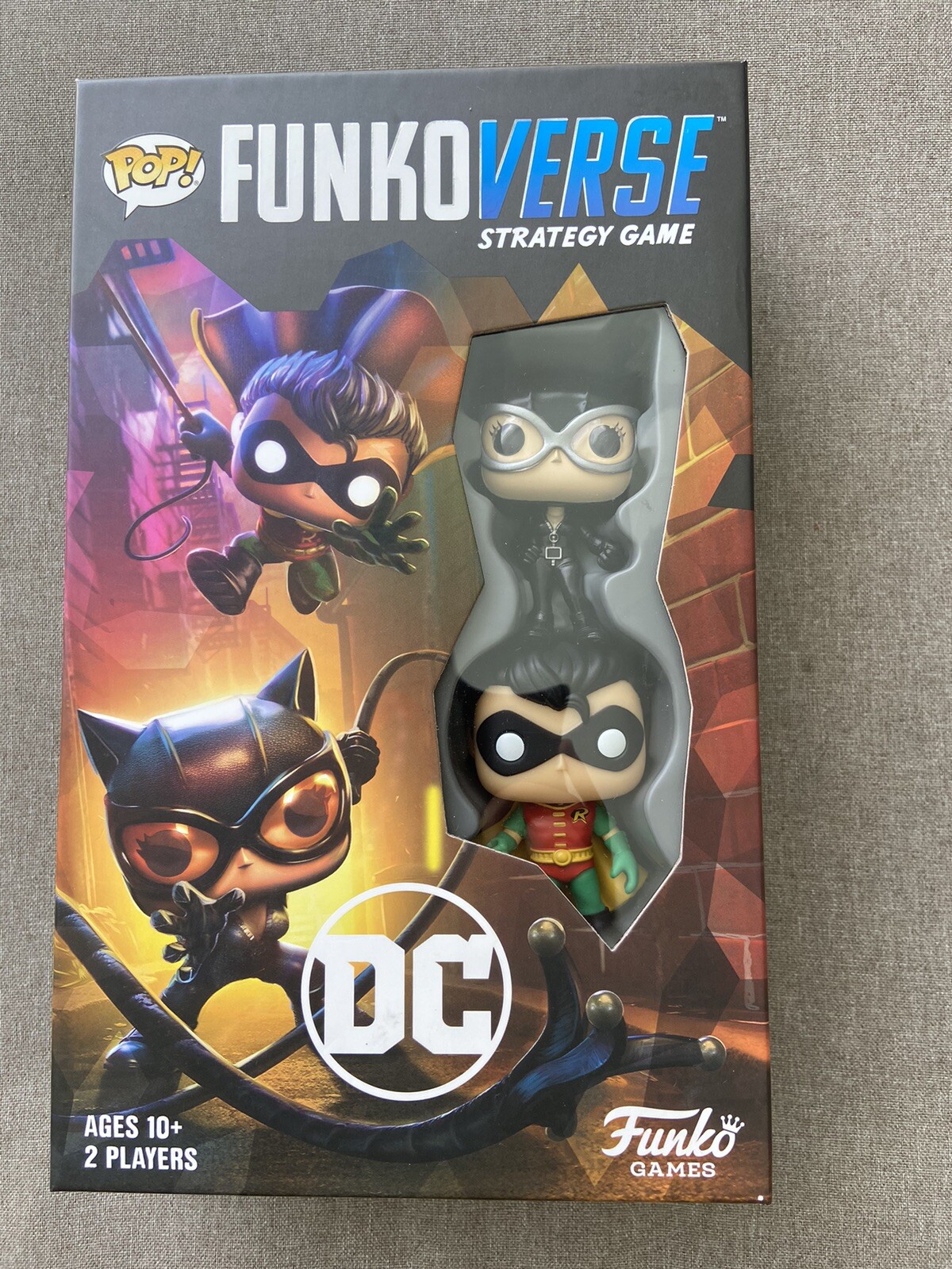 Funkoverse Strategy Game DC Comics: Batman - Catwoman & Robin 2pk (101 ...