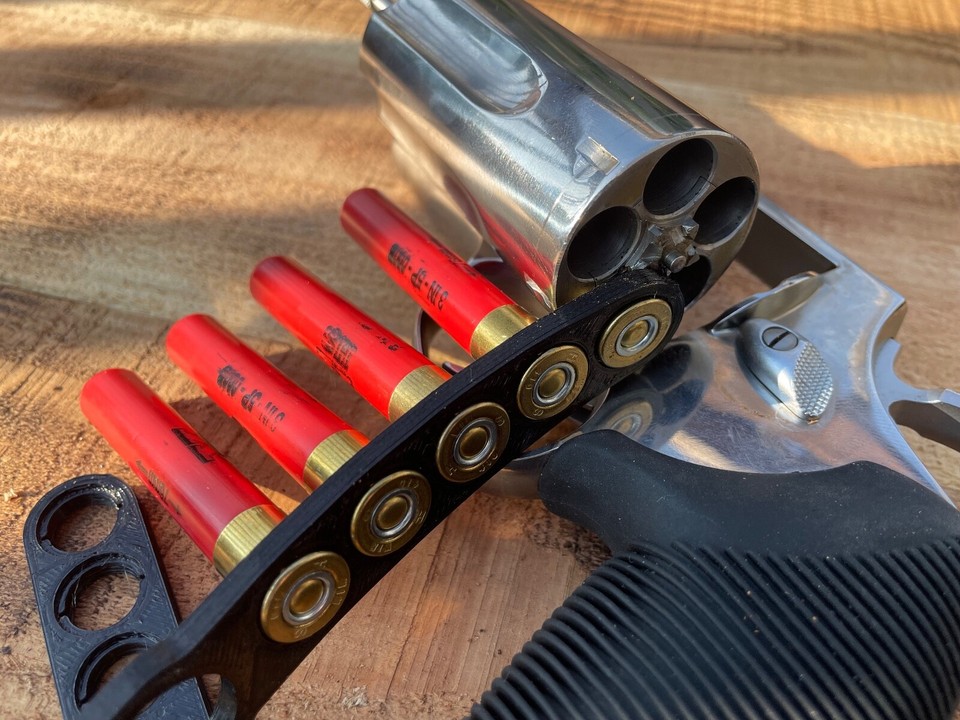 Speed Quick Strip Revolver Loader 410 45 454 Taurus Judge NEW DESIGN ...