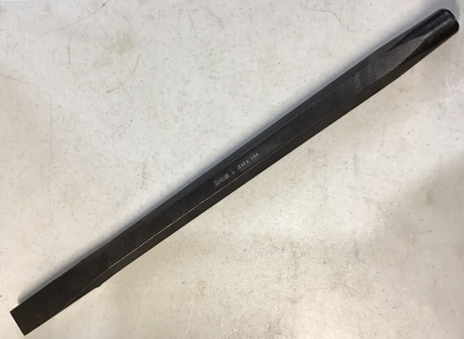 Snap-on tools 1832A 1" wide 17" long Heavy Duty Cold Chisel USA Good ...