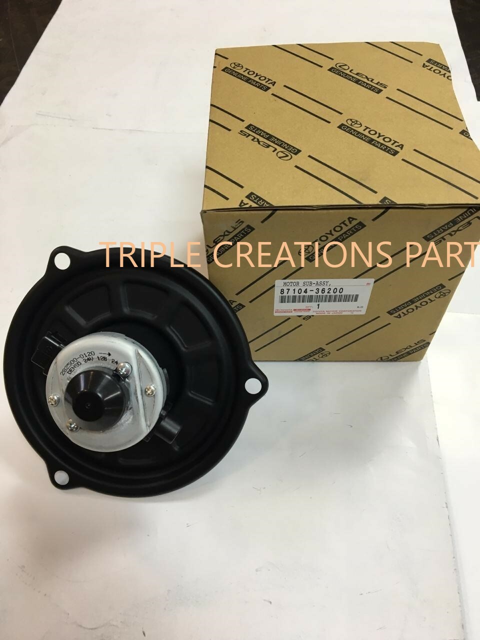 8710436200 Genuine Toyota Motor Sub-Assy Heater Blower 87104-36200 OEM ...