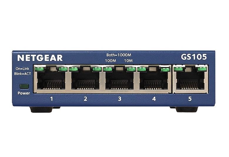 Netgear GS105 5-Port Gigabit Ethernet Unmanaged Switch [GS105AU ...