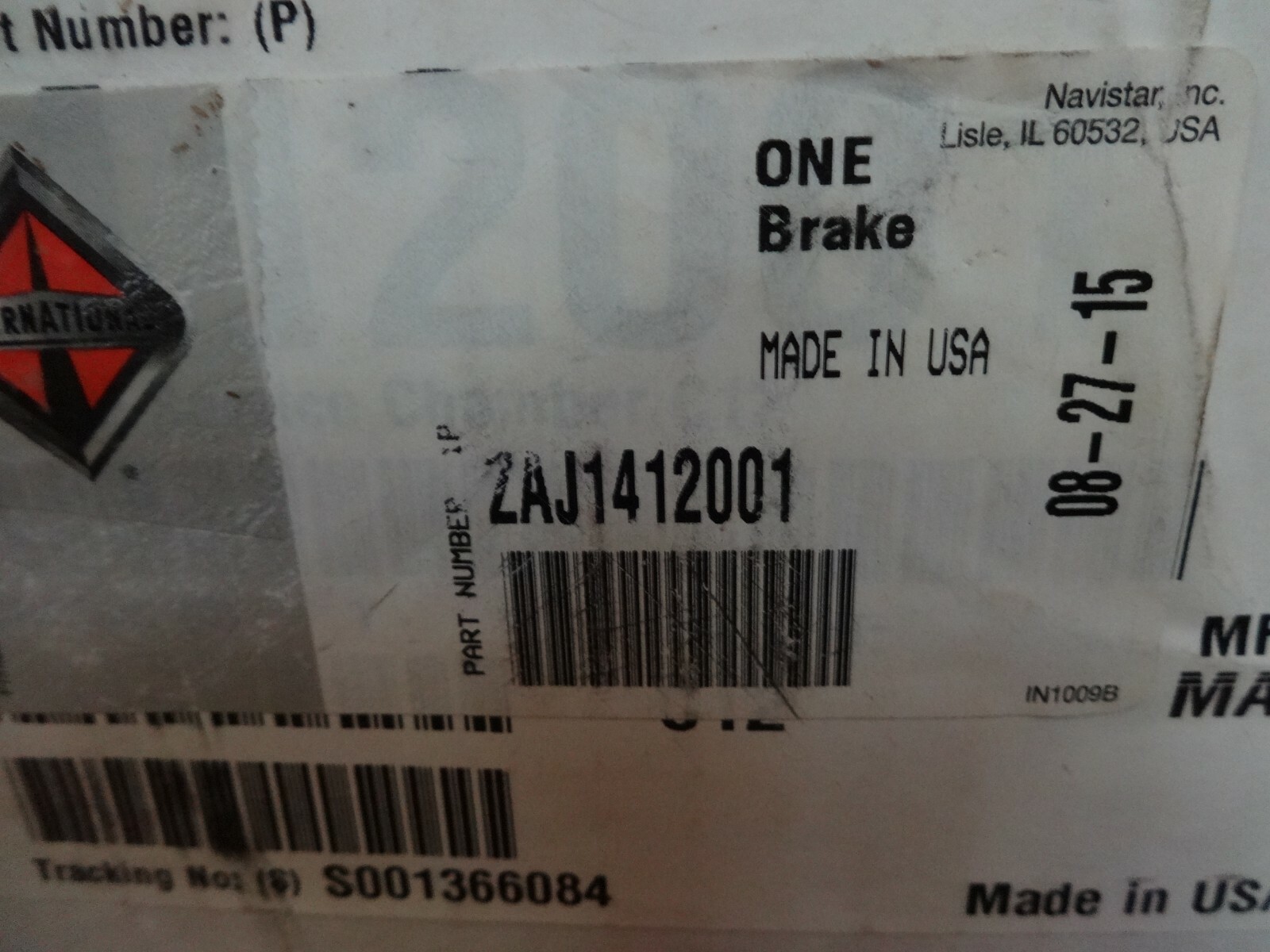 International, Navistar, IHC MGM Brake Chamber Service ZAJ1412001 | eBay