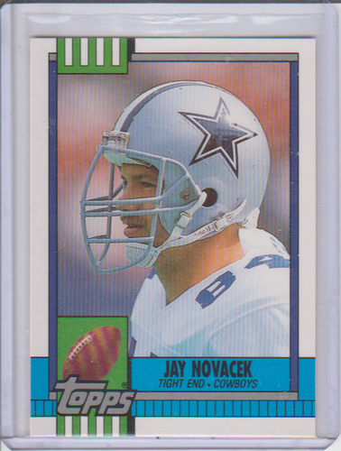 1990 Topps Traded Card #72T Jay Novacek Dallas Cowboys | eBay