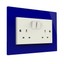 Light Switch Surround Plastic Plug Socket Finger Hygienic Plate Single ...