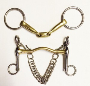 Weymouth (double bridle) SS bit set | eBay