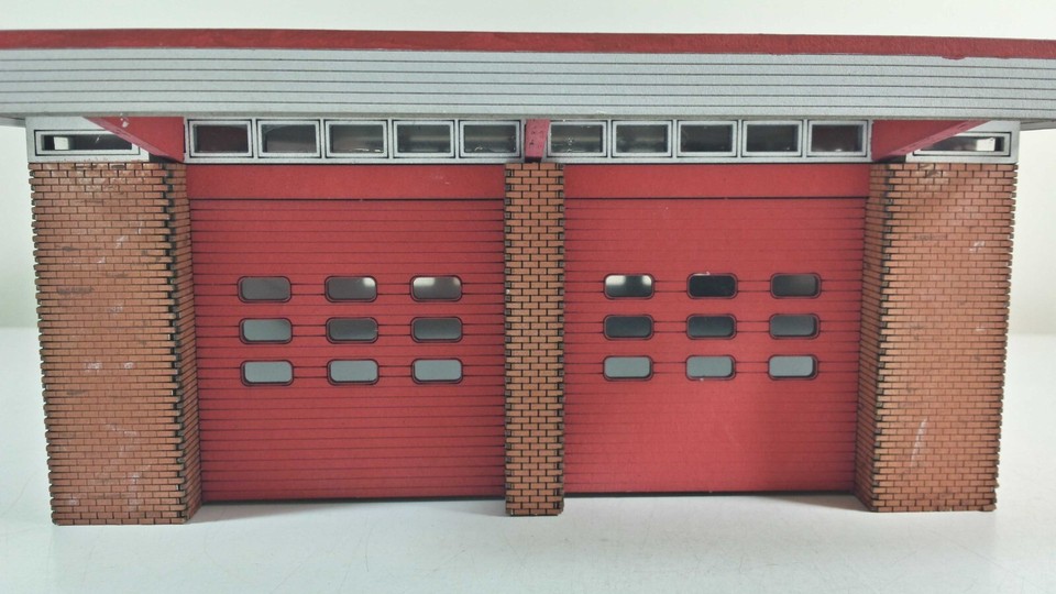 OO Gauge Fire Station Kits for Model Railways - Includes low relief ...