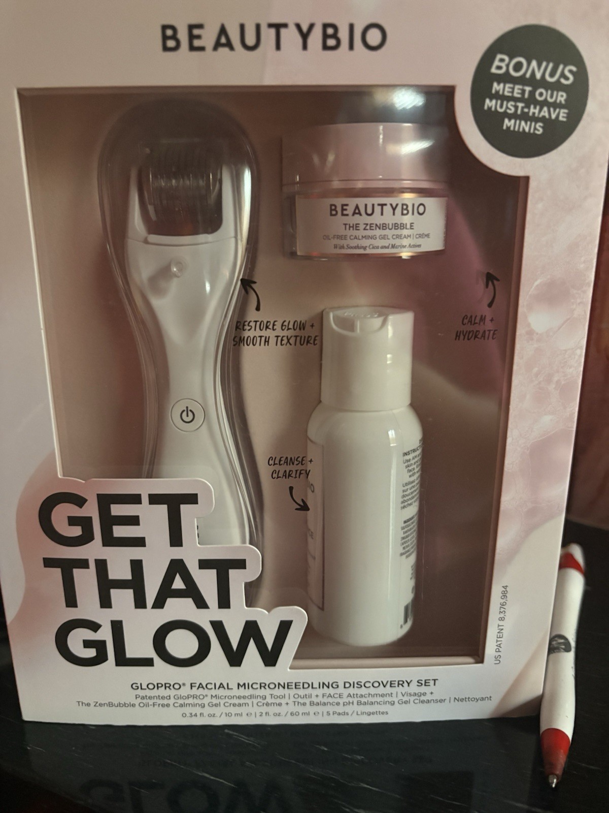 Beauty Bio GloPRO Get That Glow Facial Microneedling Discovery Set NEW ...