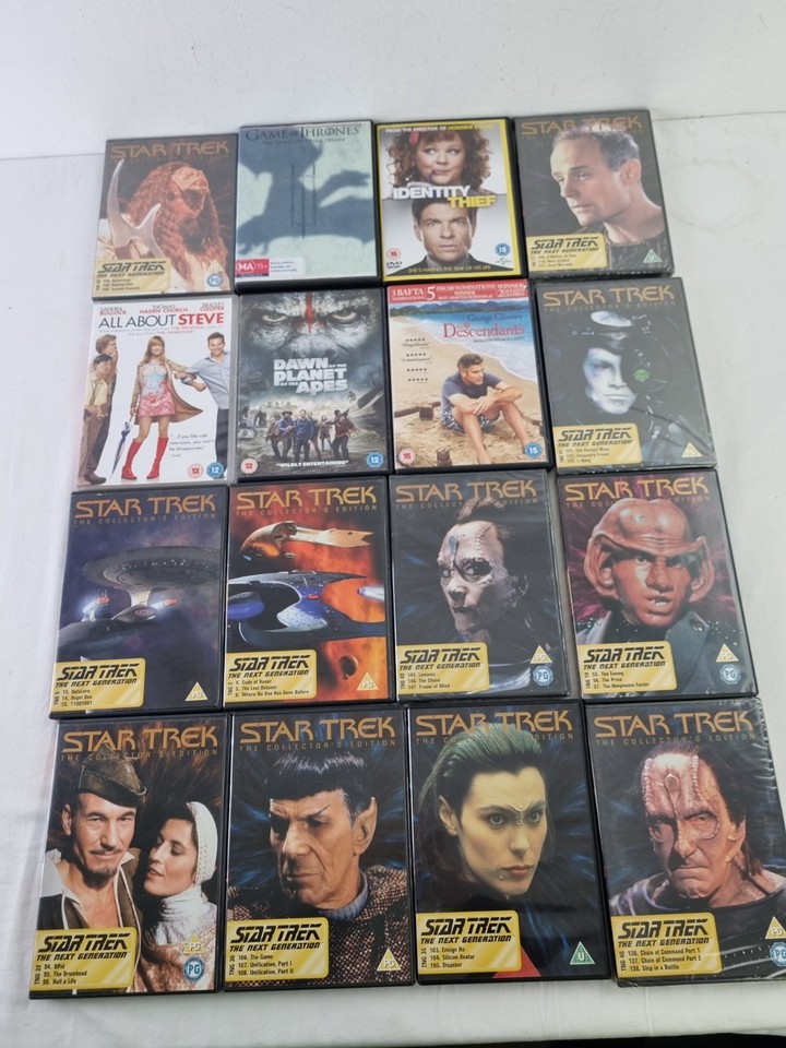 DVD Large 100+ Bundle Job Lot Star Trek & Mix Genre Shrek Nativity ...